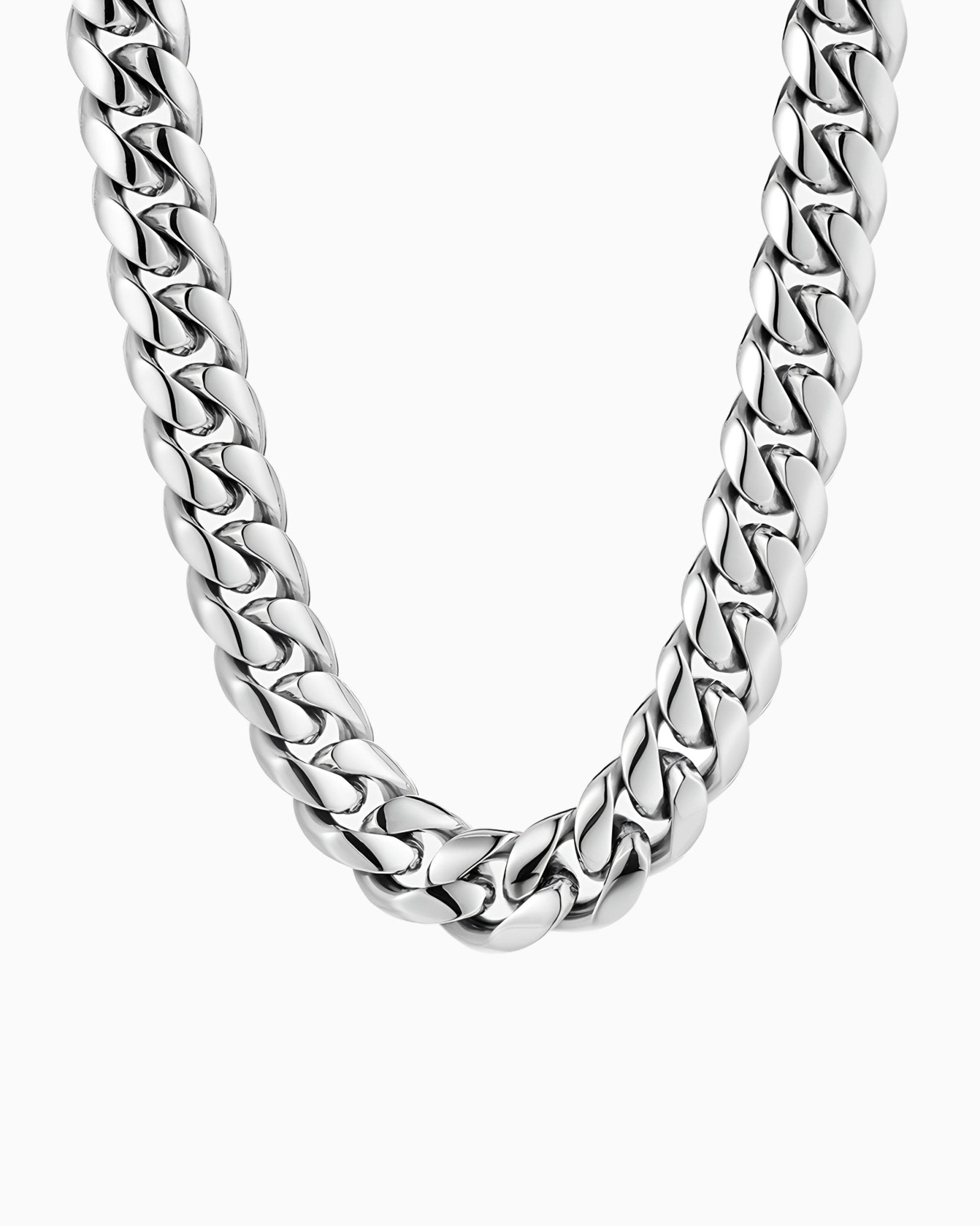 CLEAN CUBANA CHAIN. – 12MM OR BLANC | Drippy Amsterdam