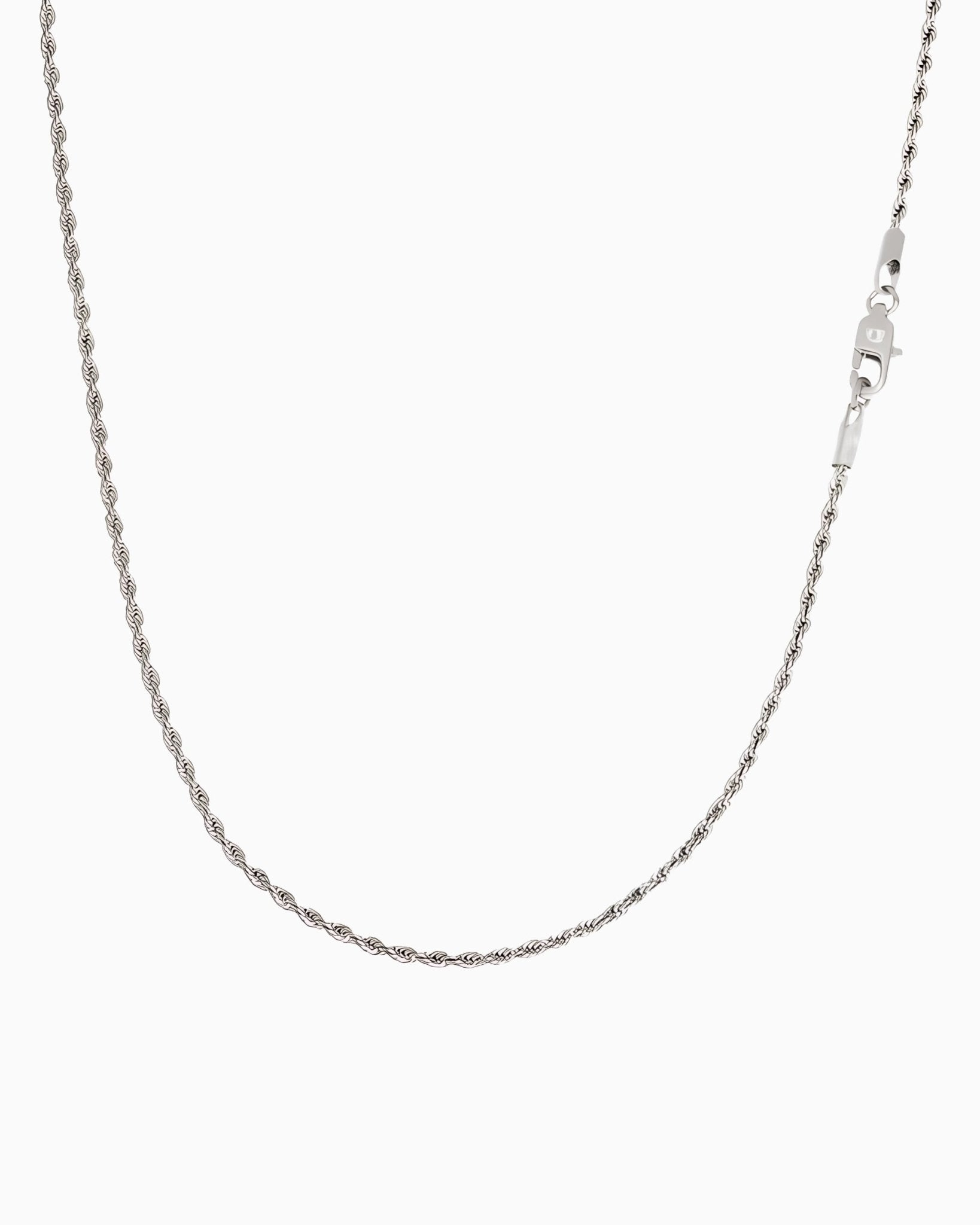 CLEAN ROPE CHAIN. - 2MM WHITE GOLD | Drippy Amsterdam