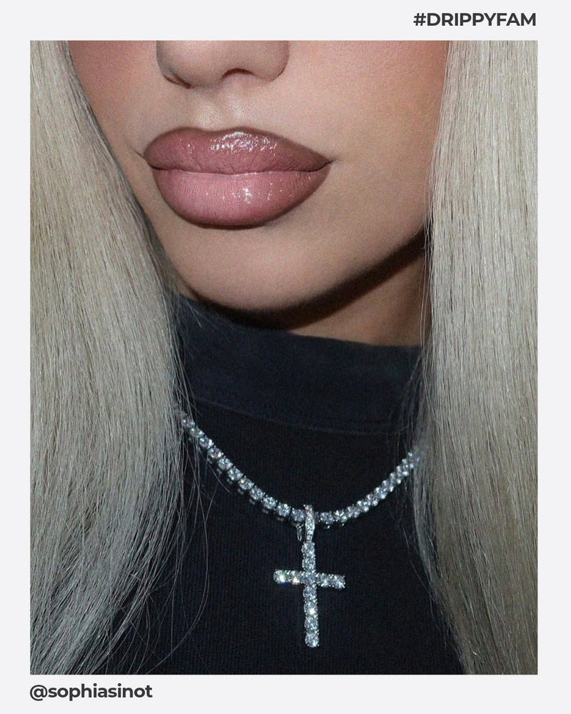 CROSS PIECE. - WHITE GOLD PENDANT | Drippy Amsterdam