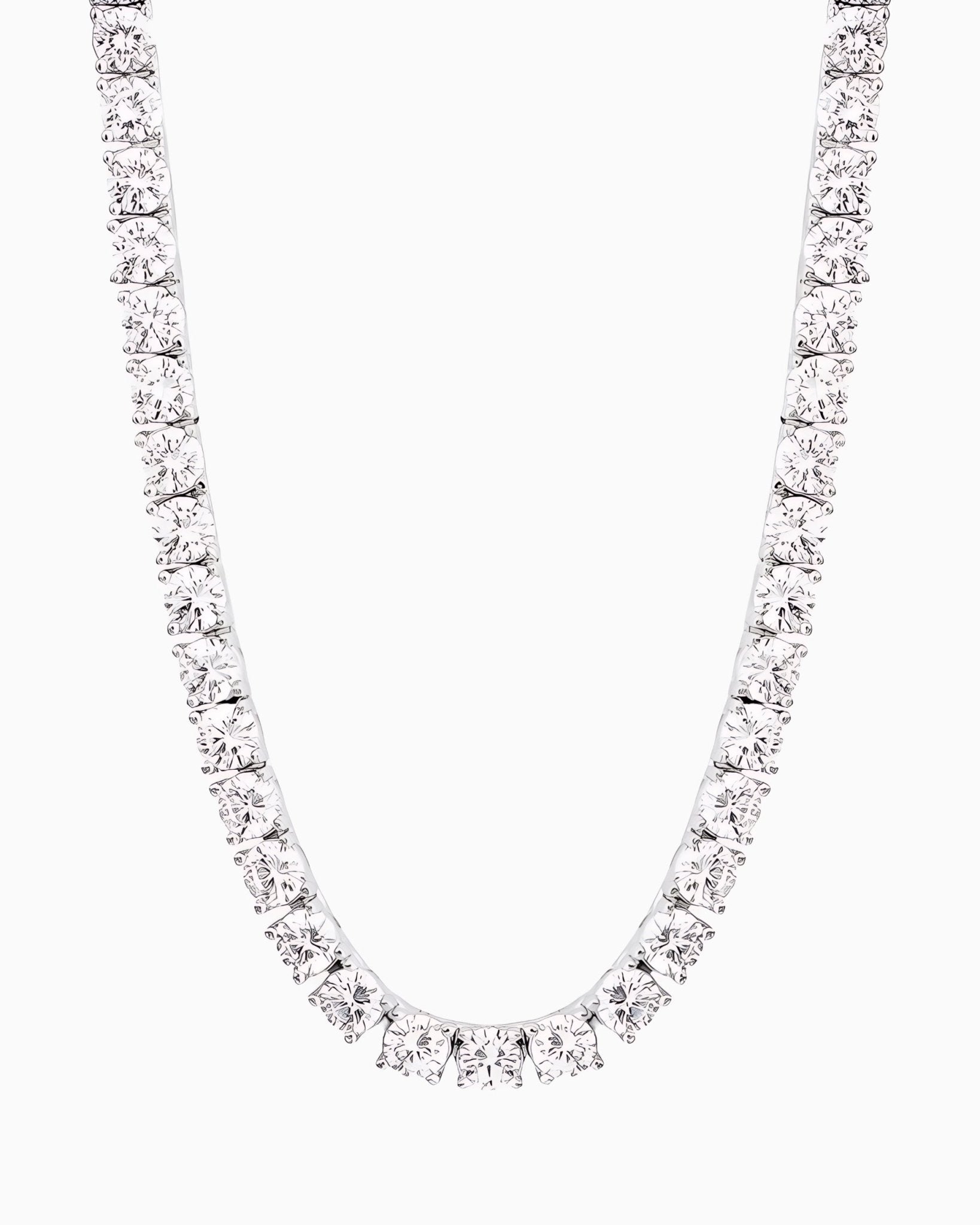 ICE BREAKER CHAIN. - 5MM WITGOUD | Drippy Amsterdam