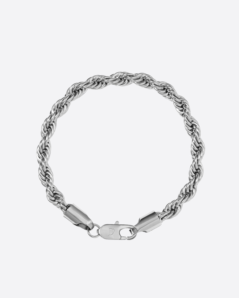 CLEAN ROPE BRACELET. - 6MM WHITE GOLD | Drippy Amsterdam