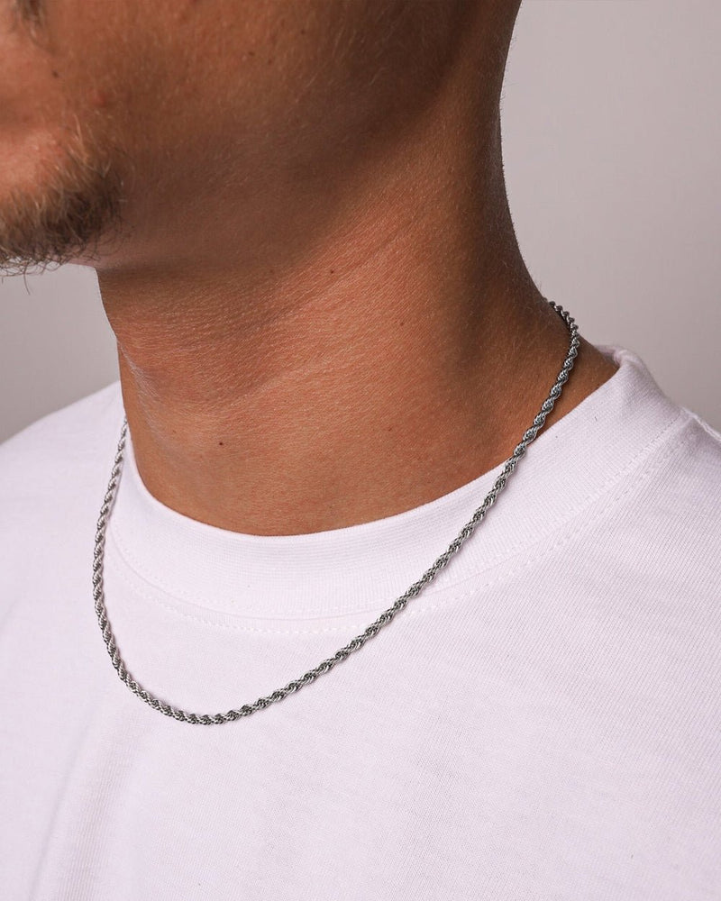 CLEAN ROPE. - 3MM WHITE GOLD | Drippy Amsterdam