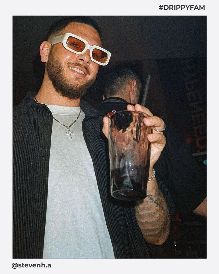 CROSS PIECE. - WHITE GOLD PENDANT | Drippy Amsterdam